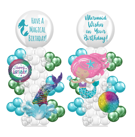 Mermaid Column - Fancy (Pair) - BalloonZilla