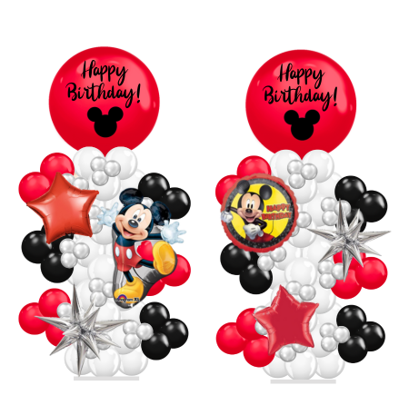 Mickey Mouse Column - Fancy (Pair) - BalloonZilla