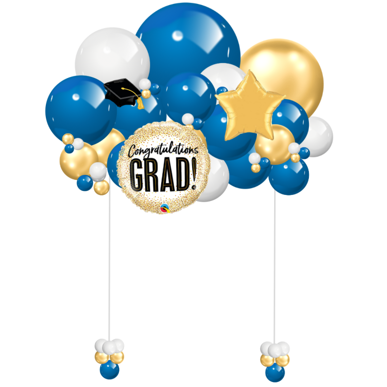 Congrats Grad Small Bouquet - BalloonZilla