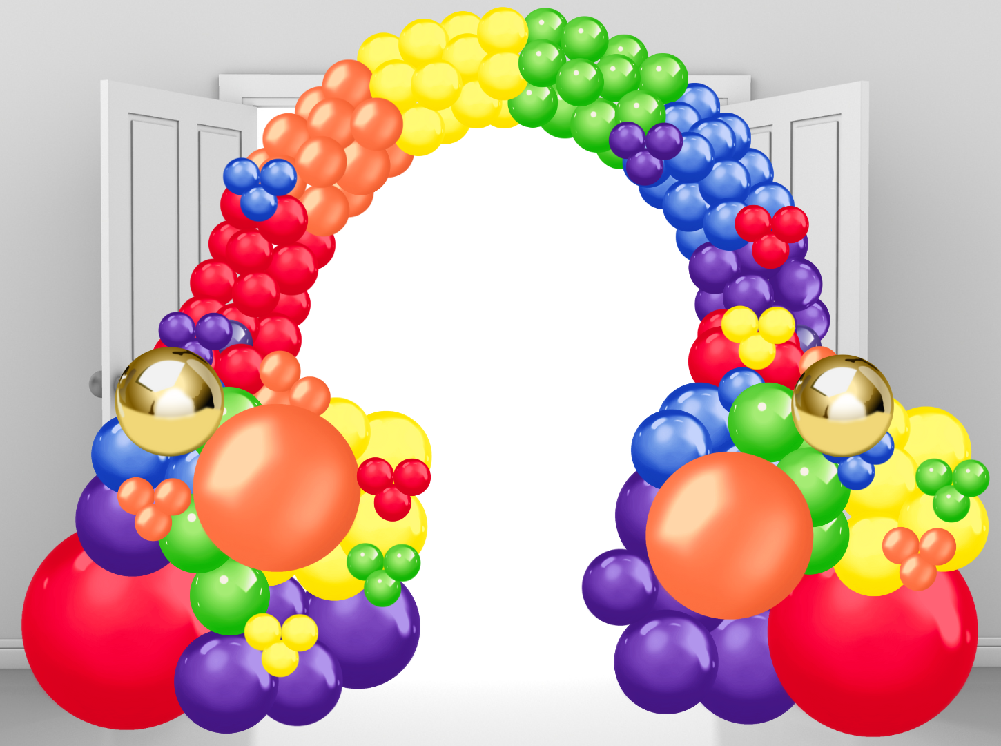 Pride Organic Arch - 20ft - BalloonZilla