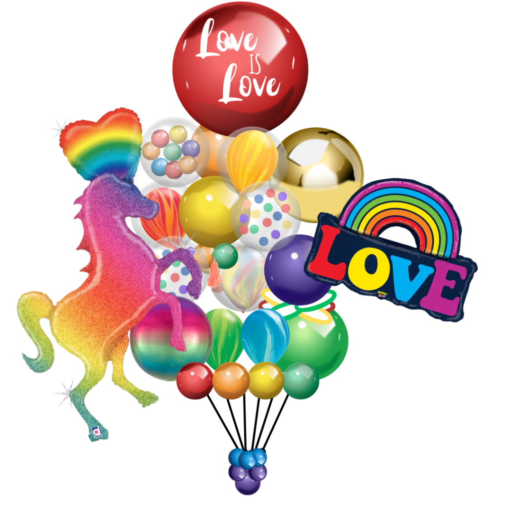Pride Giant Specialty Bouquet - BalloonZilla