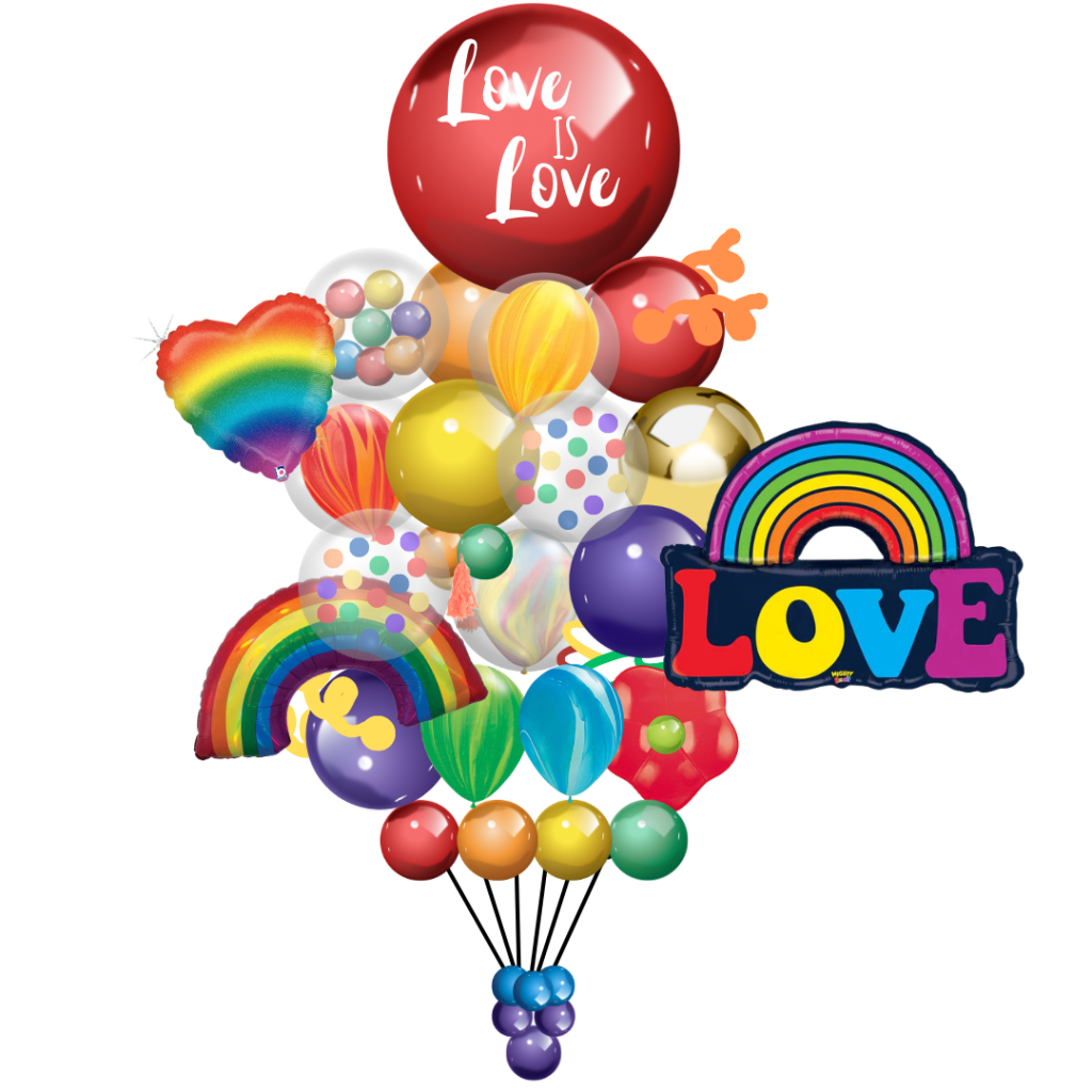 Pride Giant Specialty Bouquet - BalloonZilla