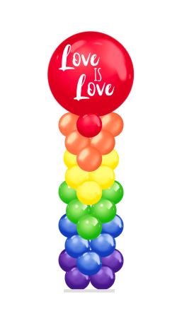 Pride Column - Spiral (Single) - BalloonZilla