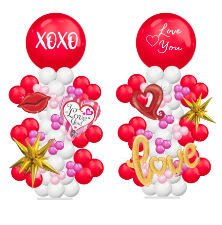 True Love Column - Fancy (Pair) - BalloonZilla
