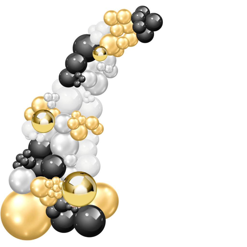New Year's Eve Bubble Strands (Pair) - BalloonZilla
