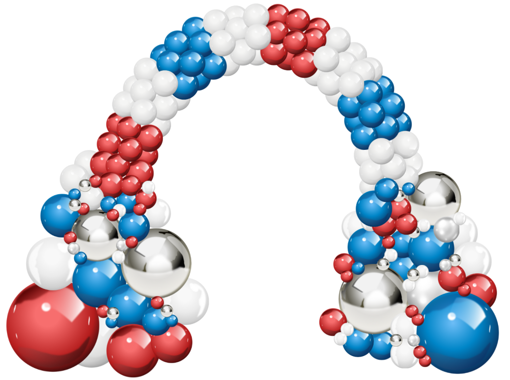All American Organic Arch - 20ft - BalloonZilla