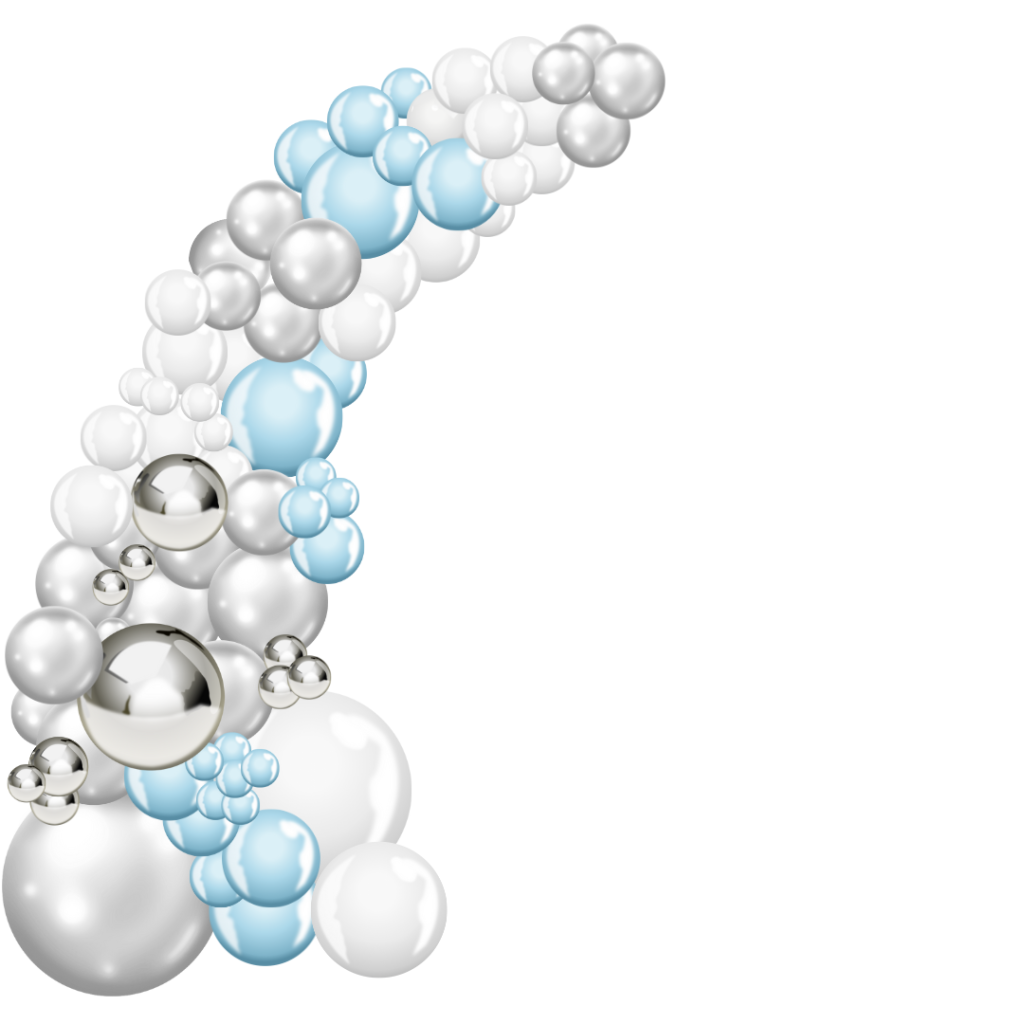 Winter Wonderland Bubble Strands (Pair) - BalloonZilla