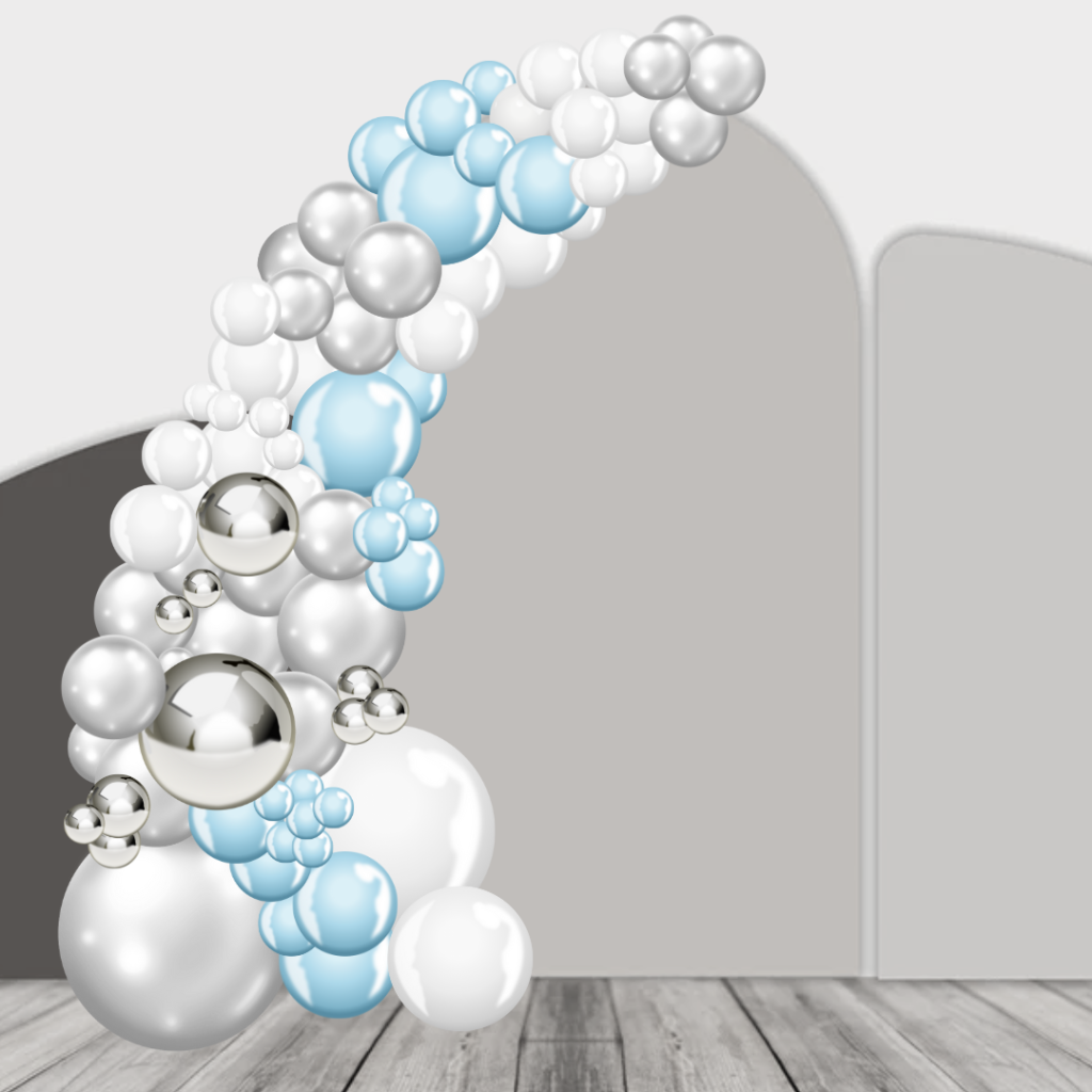 Winter Wonderland Crescent Column - BalloonZilla