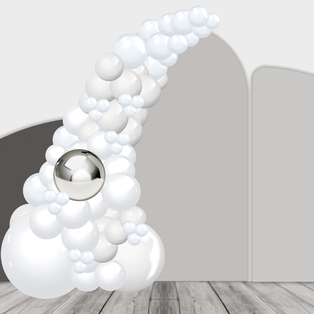 White Crescent Column - BalloonZilla