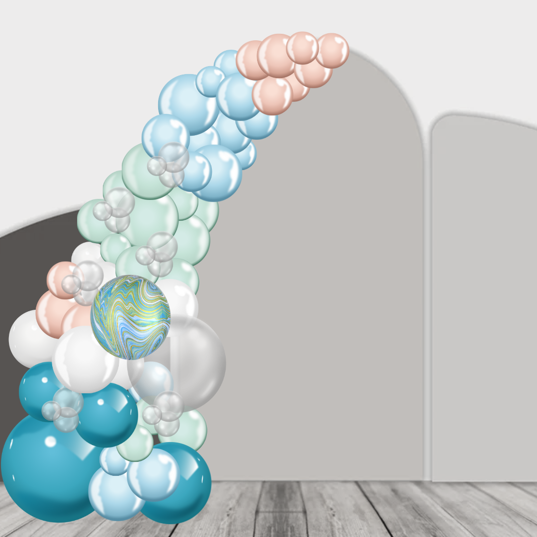 Mermaid Crescent Column - BalloonZilla