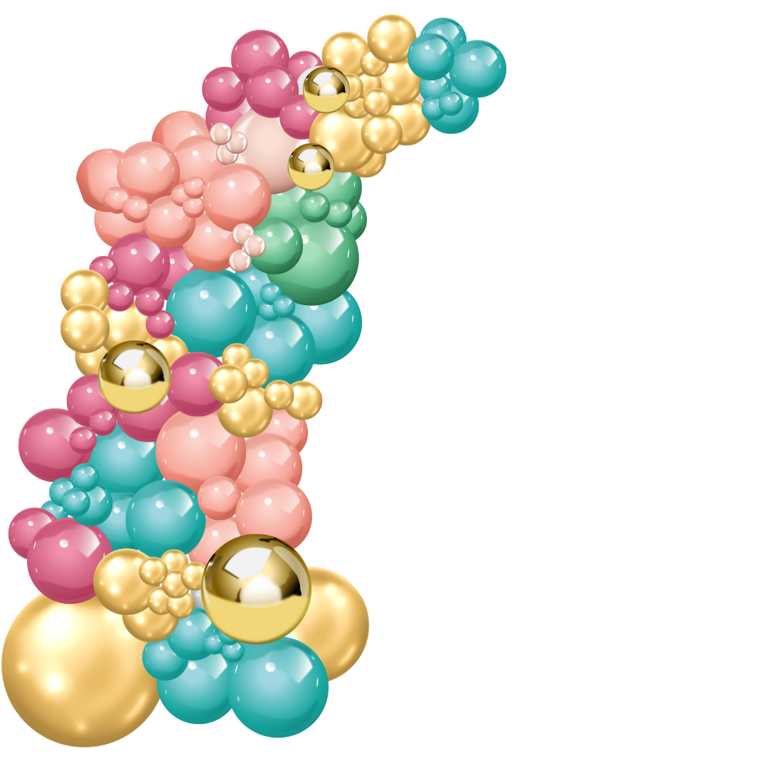 California Vibes Crescent Column - BalloonZilla
