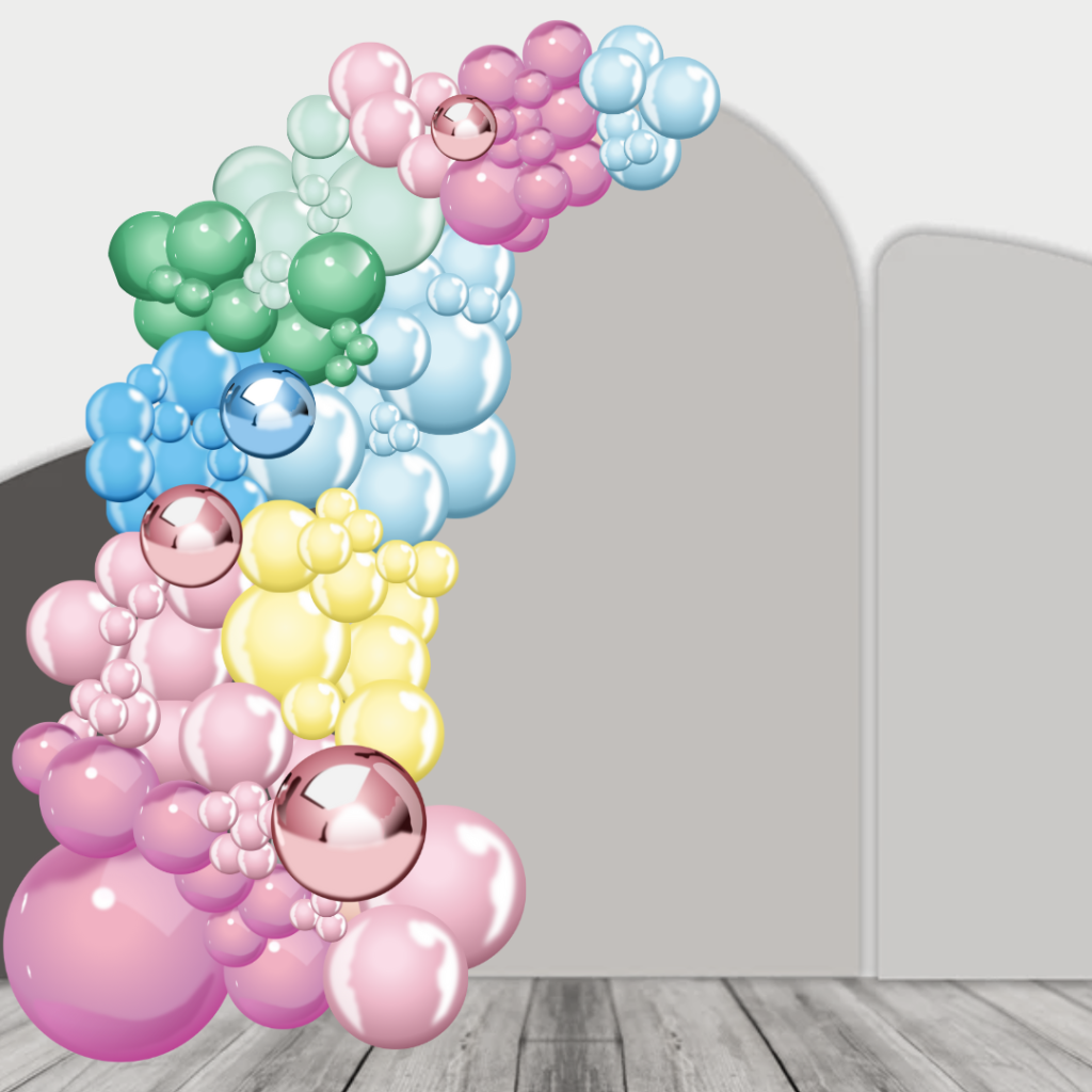 Gender Reveal Crescent Column - BalloonZilla