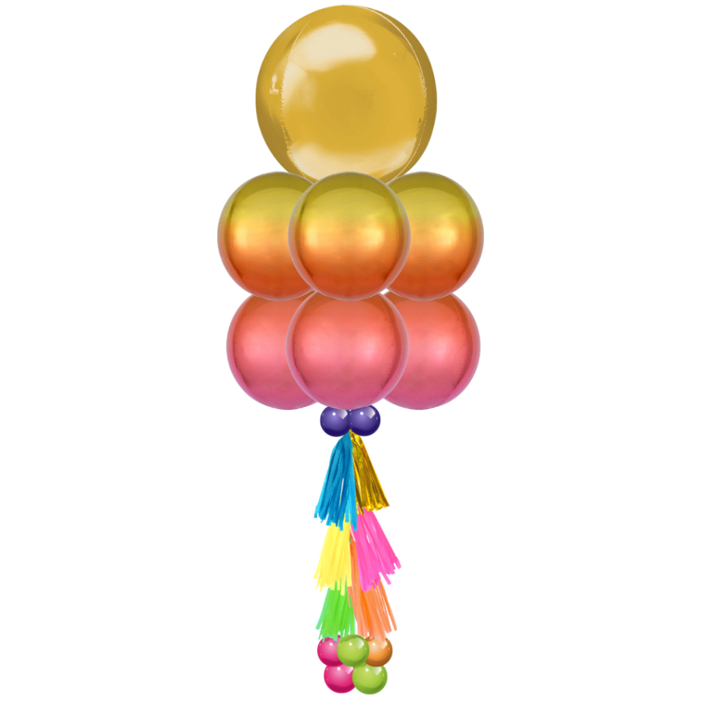 Fiesta Bubble Strands (Pair) - BalloonZilla