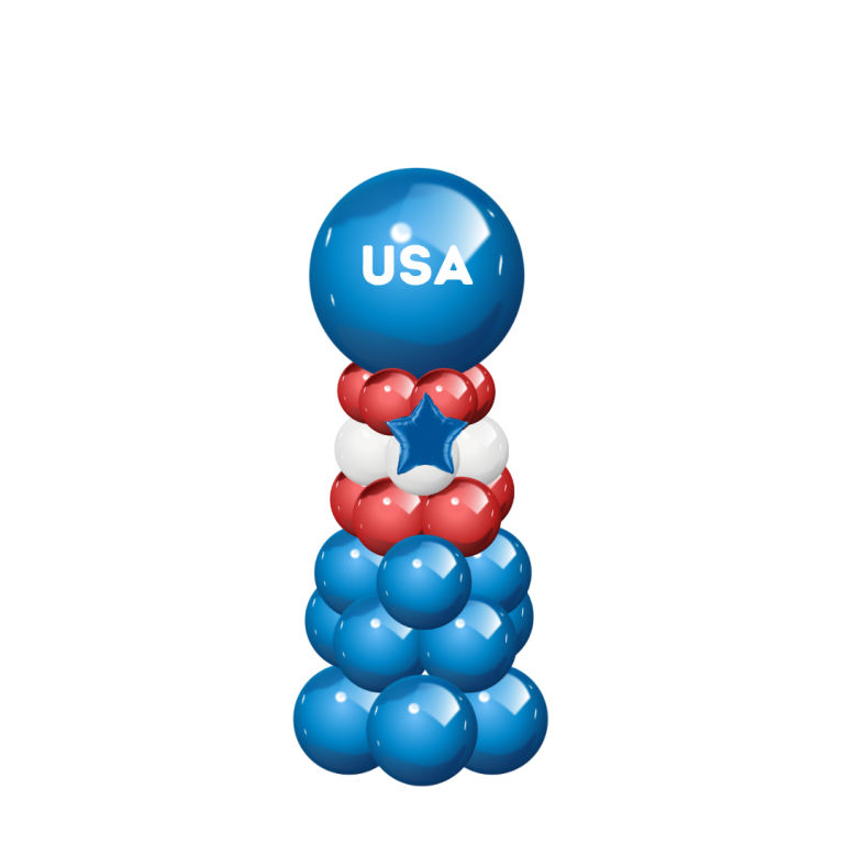 White Crescent Column - BalloonZilla