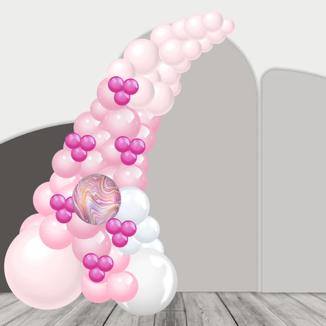 Baby Girl Crescent Column - BalloonZilla