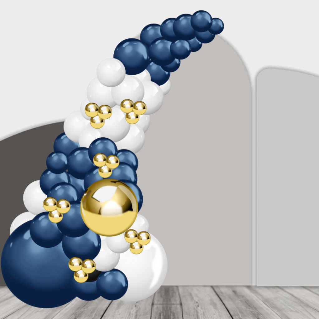 Congrats Grad Crescent Column - BalloonZilla