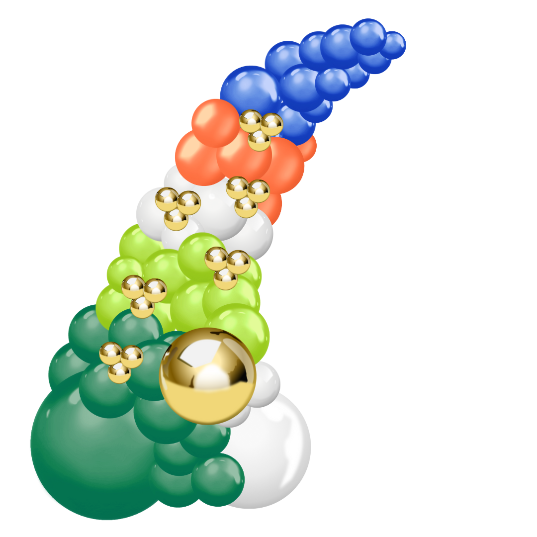 Dinosaurs Crescent Column - BalloonZilla