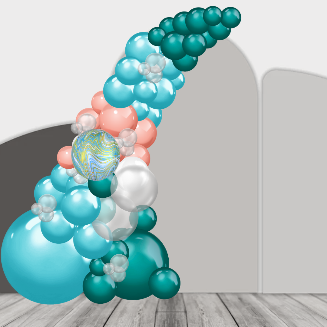 Mermaid Crescent Column - BalloonZilla