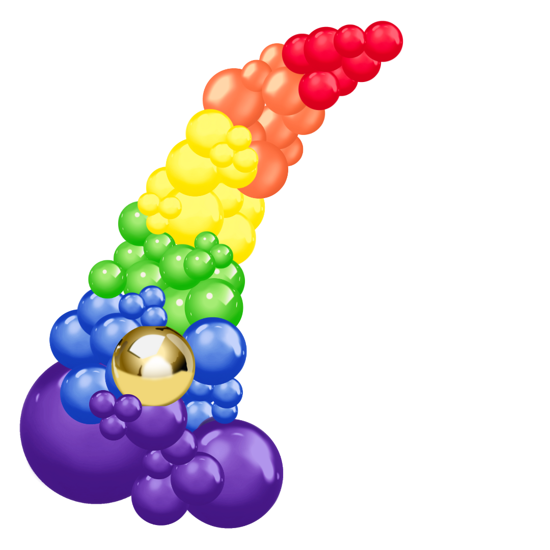 Pride Crescent Column - BalloonZilla