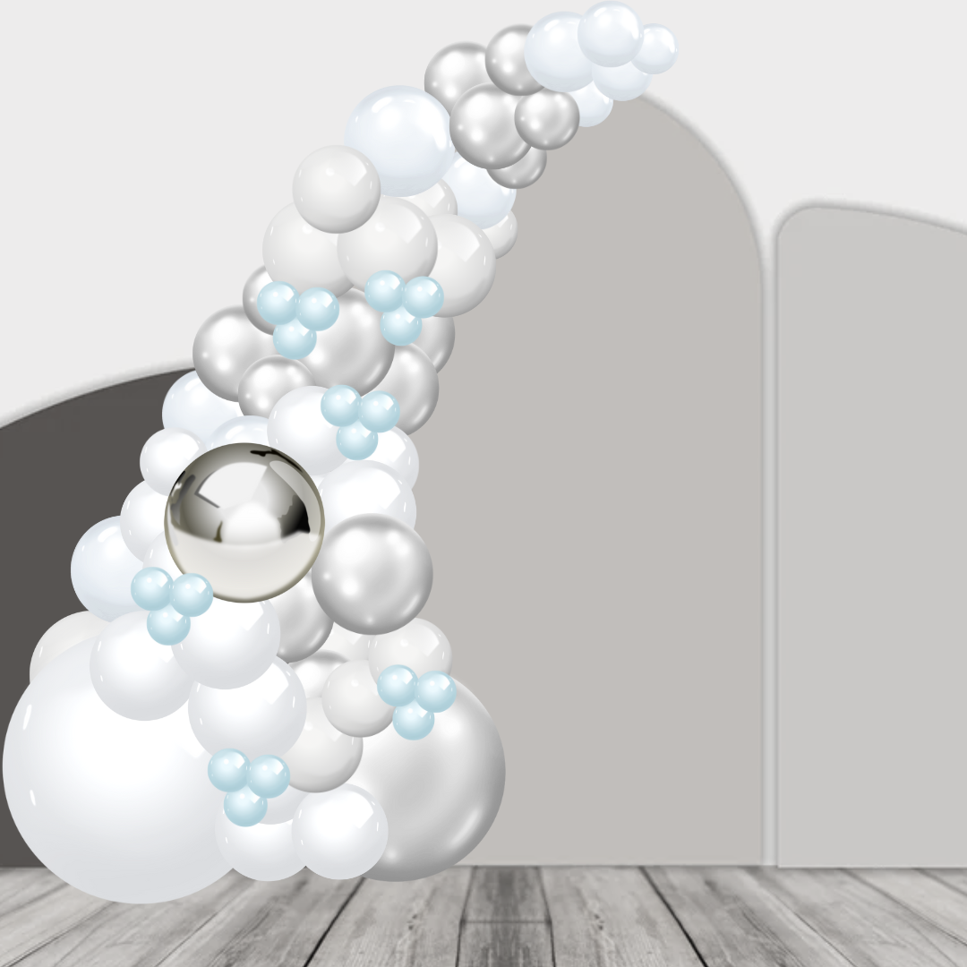 Winter Wonderland Crescent Column - BalloonZilla