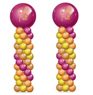 Fall Column - Spiral (Pair) - BalloonZilla