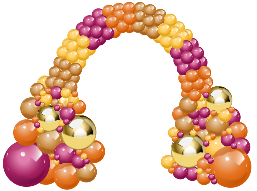 Fall Organic Arch - 20ft - BalloonZilla