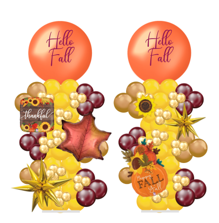 Fall Column - Fancy (Pair) - BalloonZilla