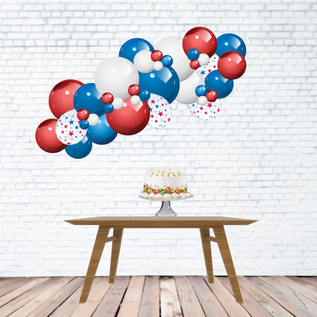 All American Garland - Simple - BalloonZilla