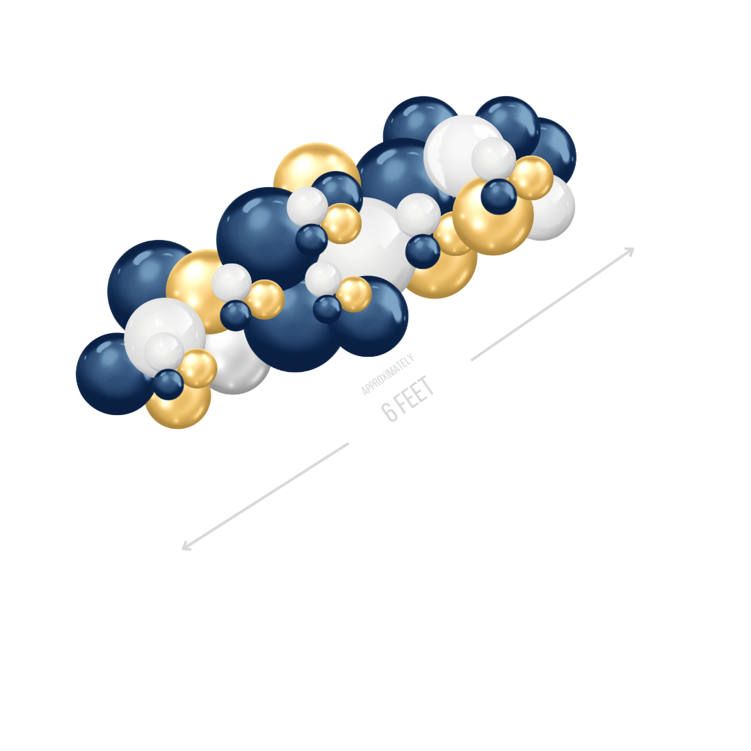Congrats Grad Garland - Simple - BalloonZilla