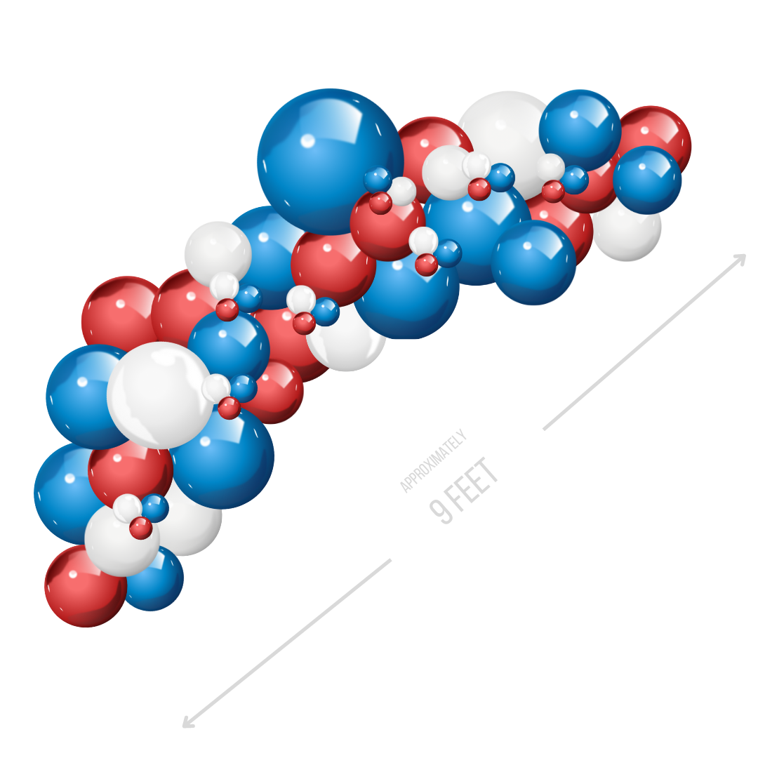 Baseball Garland - Simple - BalloonZilla