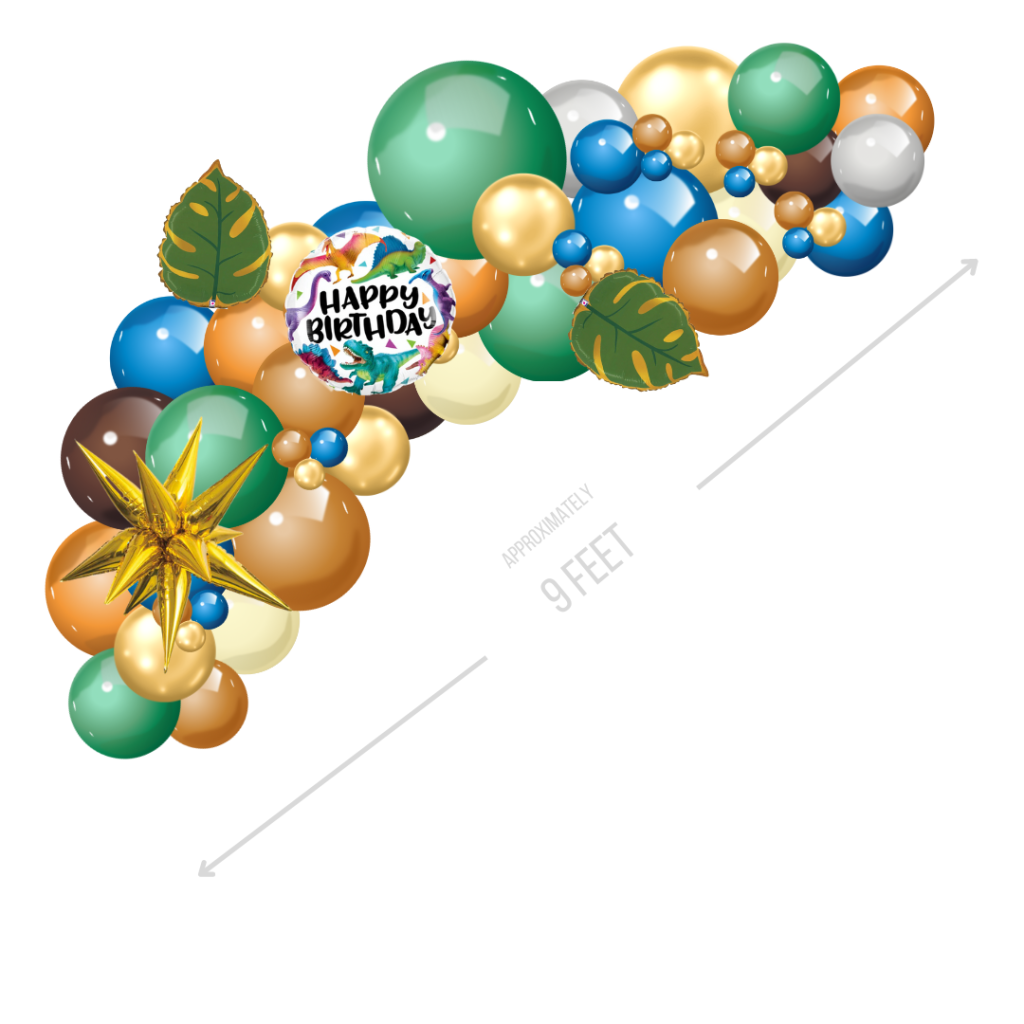 Dinosaurs Garland - Fancy - BalloonZilla