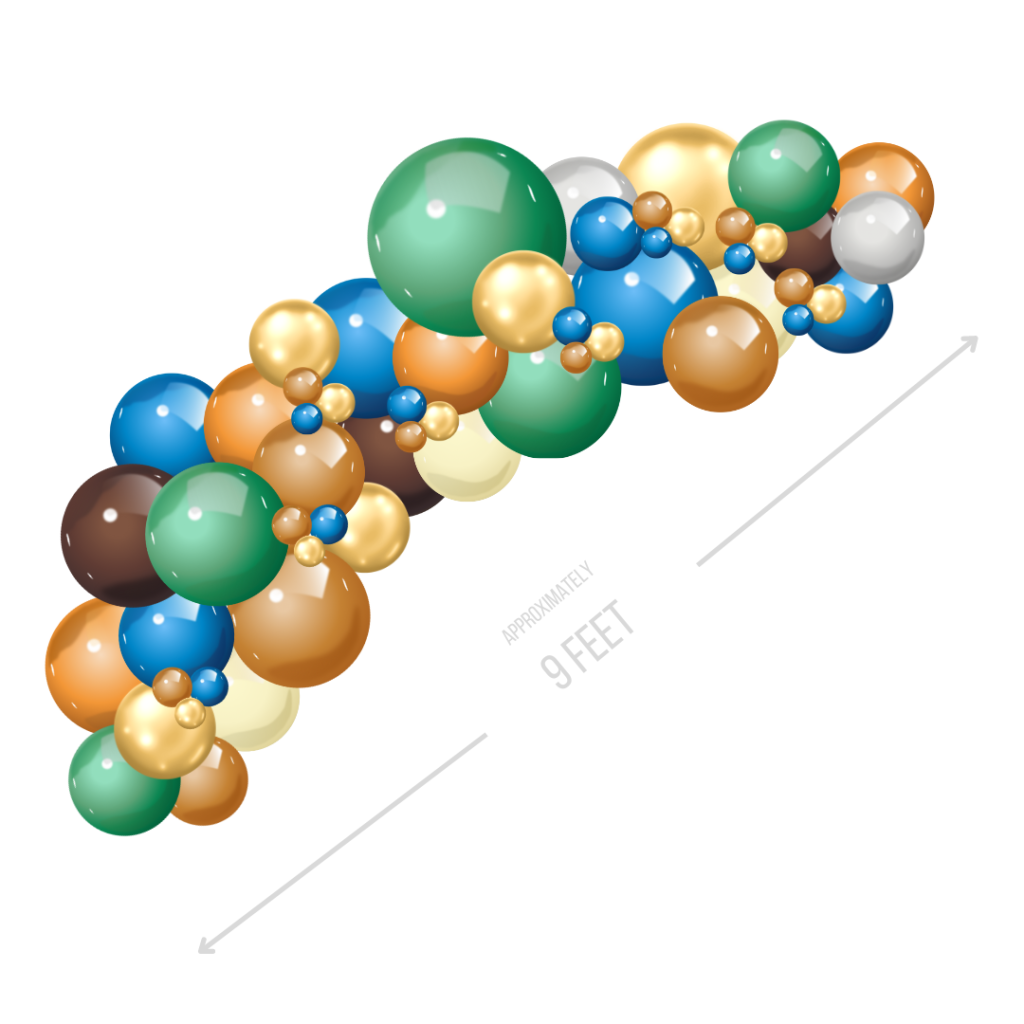 Dinosaurs Garland - Simple - BalloonZilla