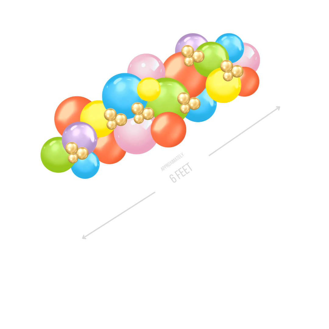 Springtime Garland - Simple - BalloonZilla
