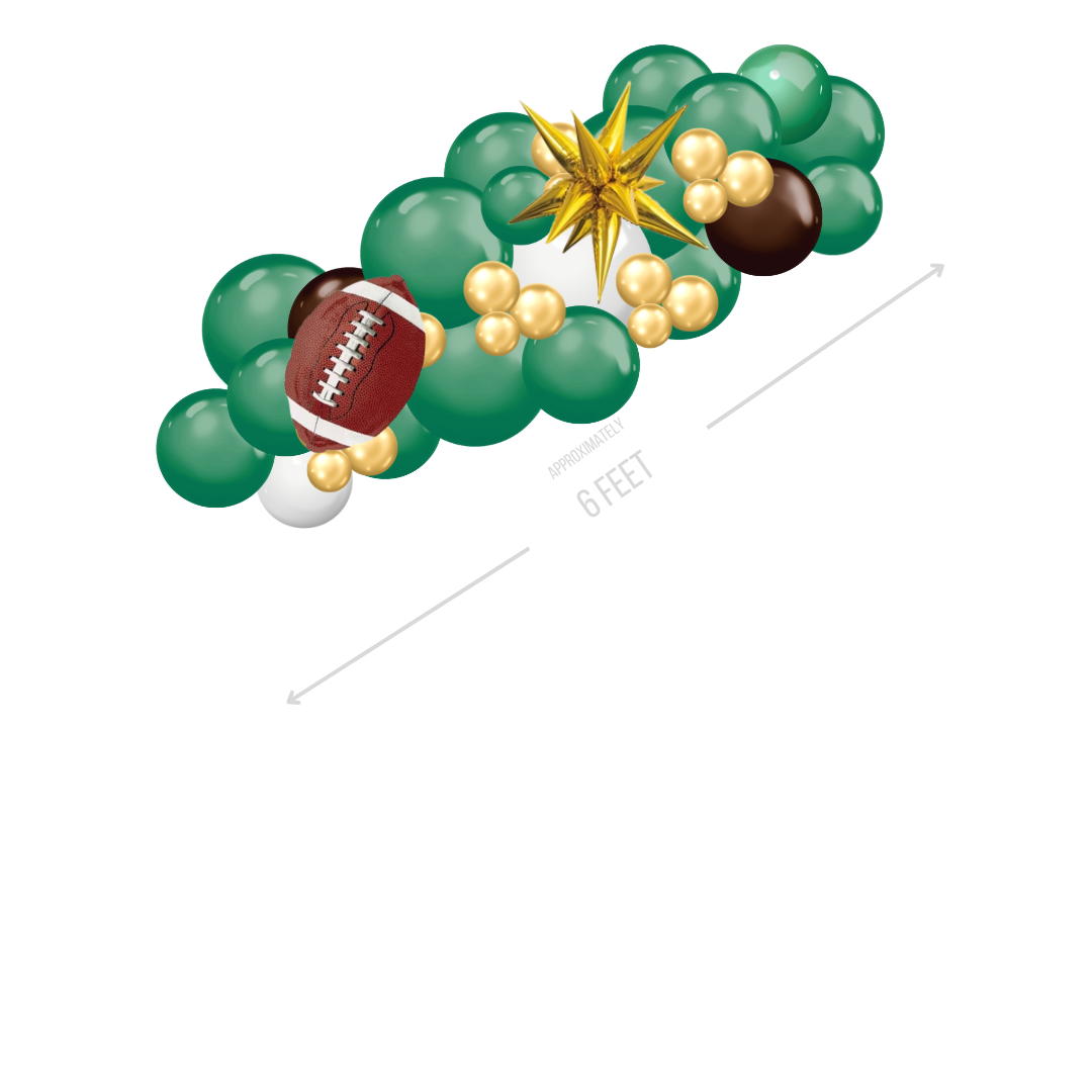 Football Garland - Fancy - BalloonZilla