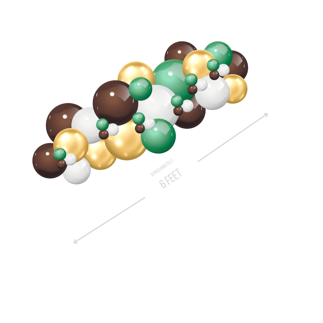 Football Garland - Simple - BalloonZilla