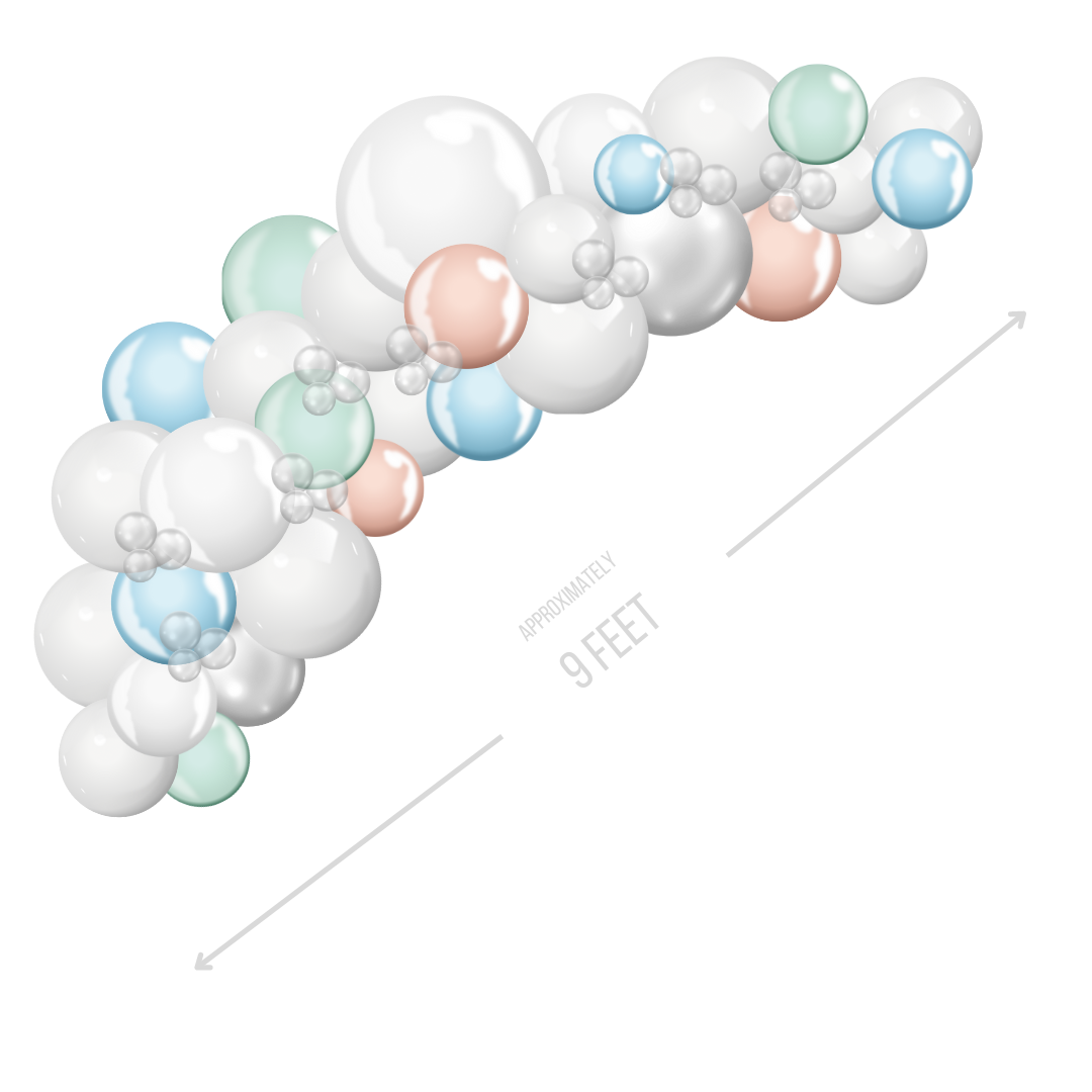 Mermaid Garland - Simple - BalloonZilla