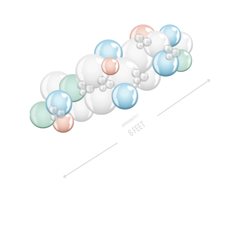 Mermaid Garland - Simple - BalloonZilla