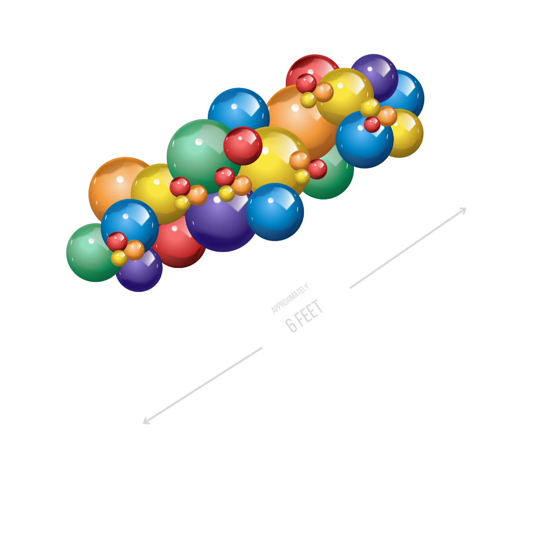 Pride Garland - Simple - BalloonZilla