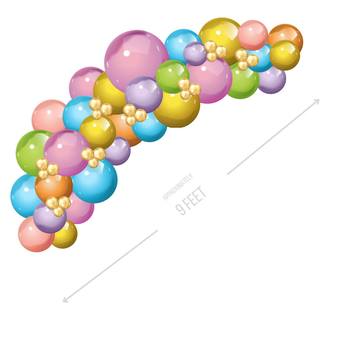 Springtime Garland - Simple - BalloonZilla