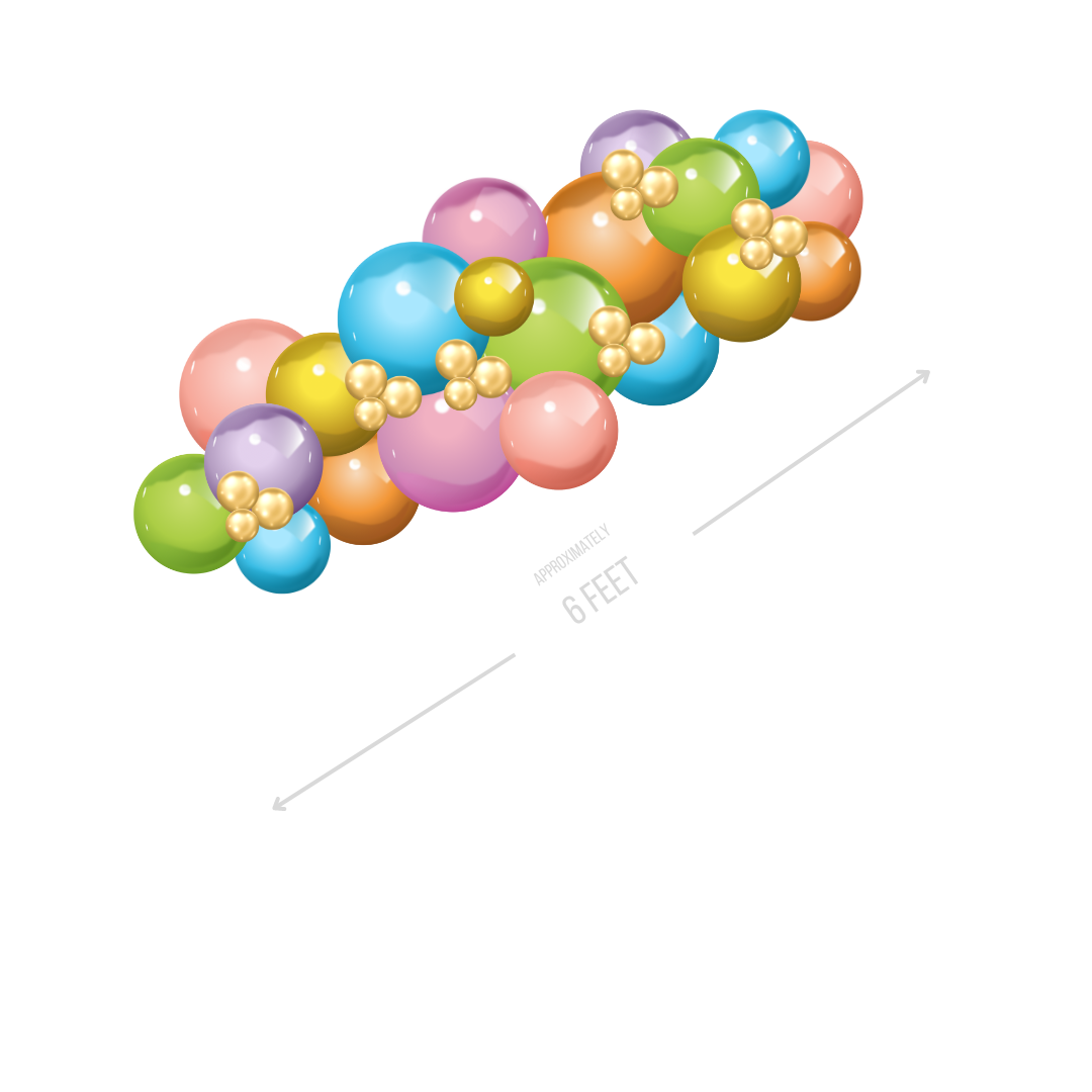Springtime Garland - Simple - BalloonZilla