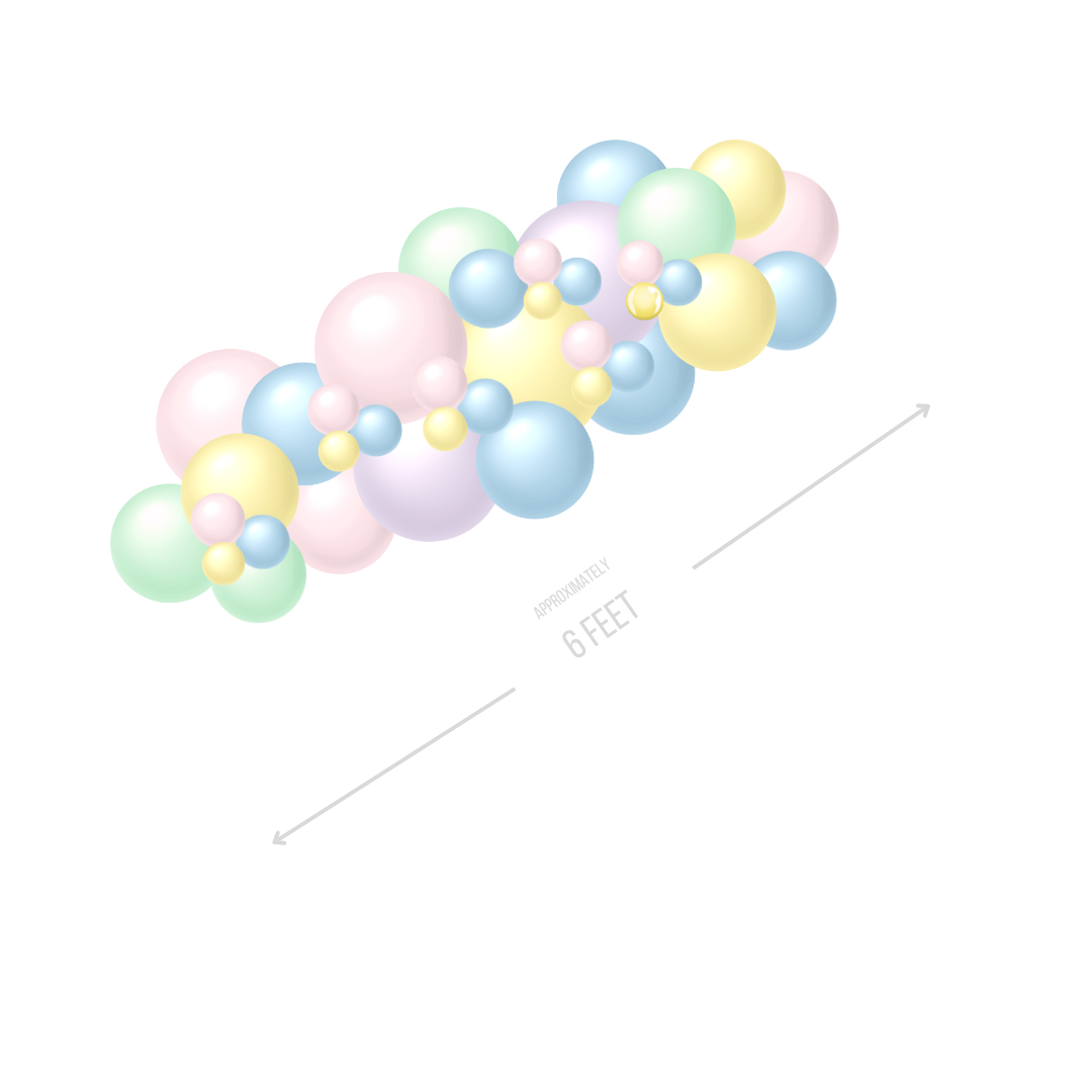 Easter Garland - Simple - BalloonZilla
