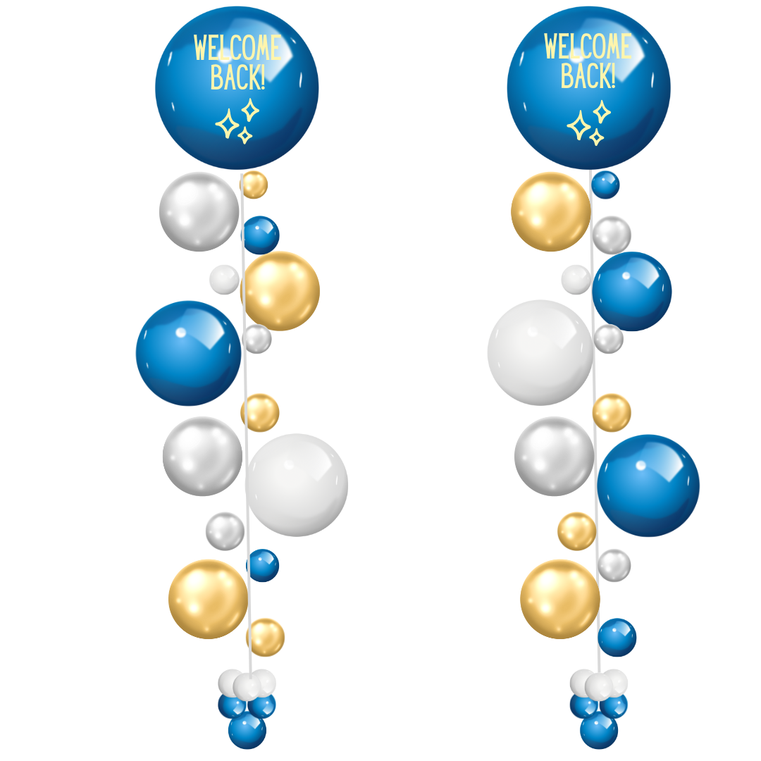 Back to School Bubble Strands (Pair) - BalloonZilla