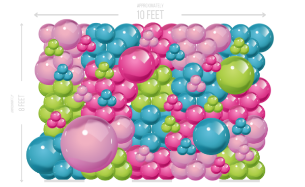 Let's Flamingle Bubble Strands (Pair) - BalloonZilla