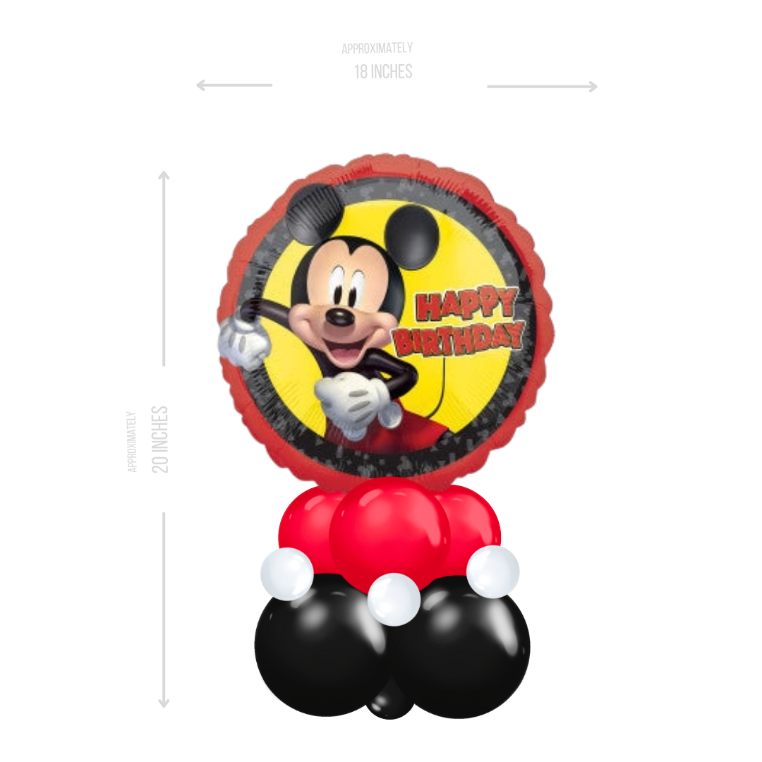 Mickey Mouse Balloon Centerpiece - BalloonZilla