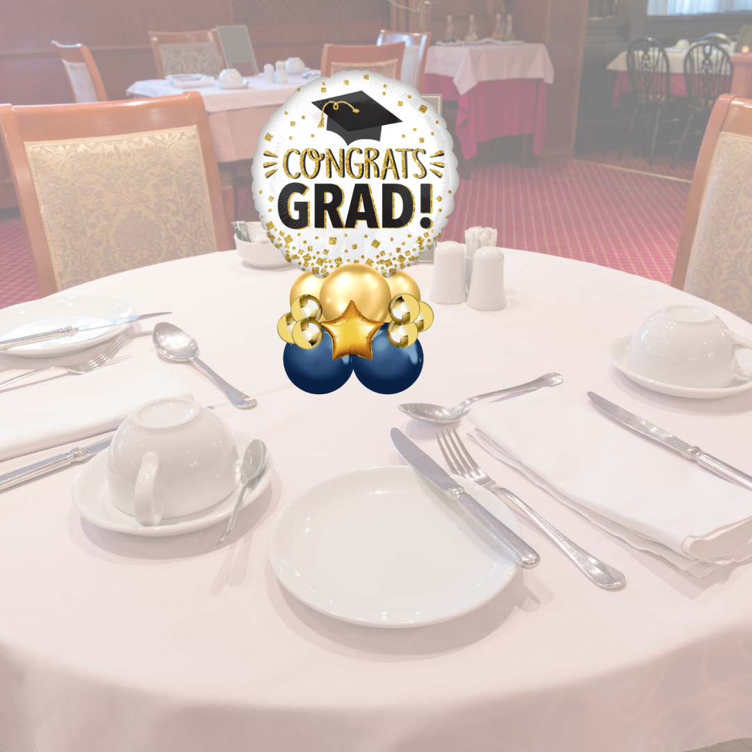 Congrats Grad Balloon Centerpiece - BalloonZilla