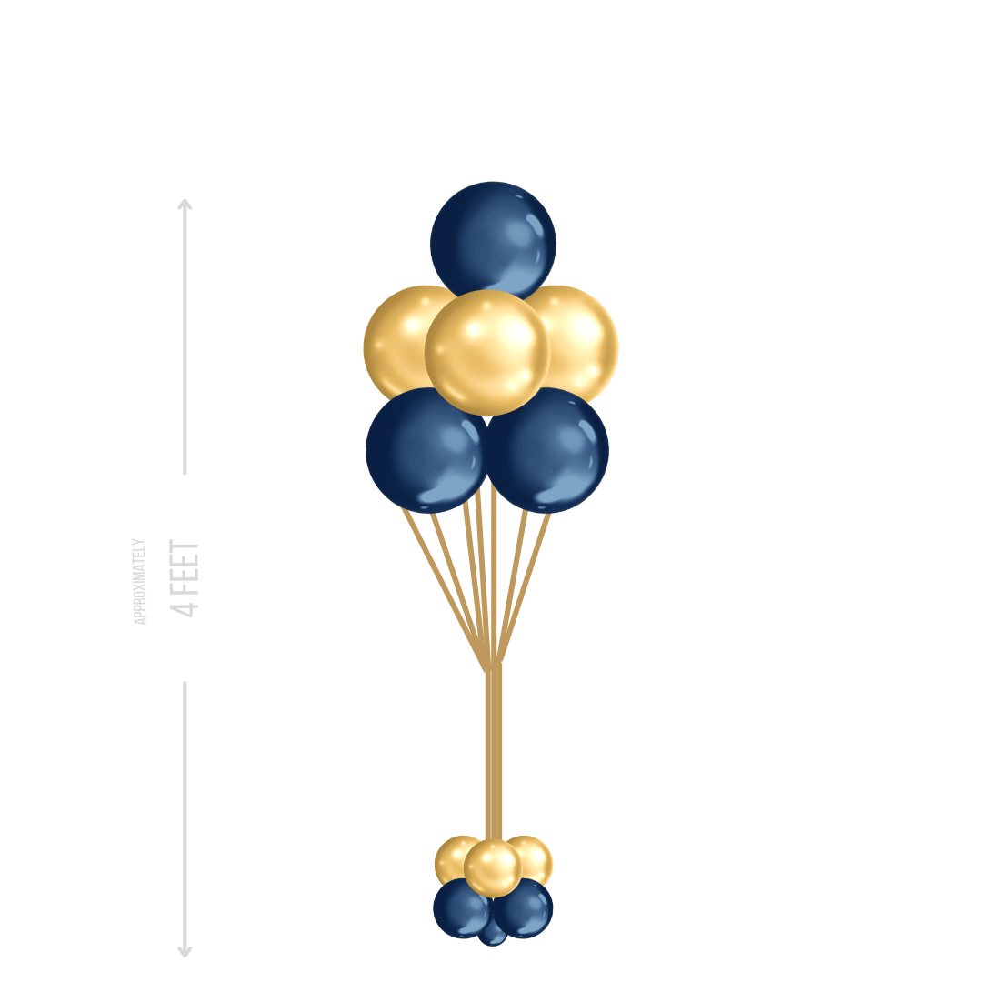 Congrats Grad Simple Bouquet - Large or Small - BalloonZilla