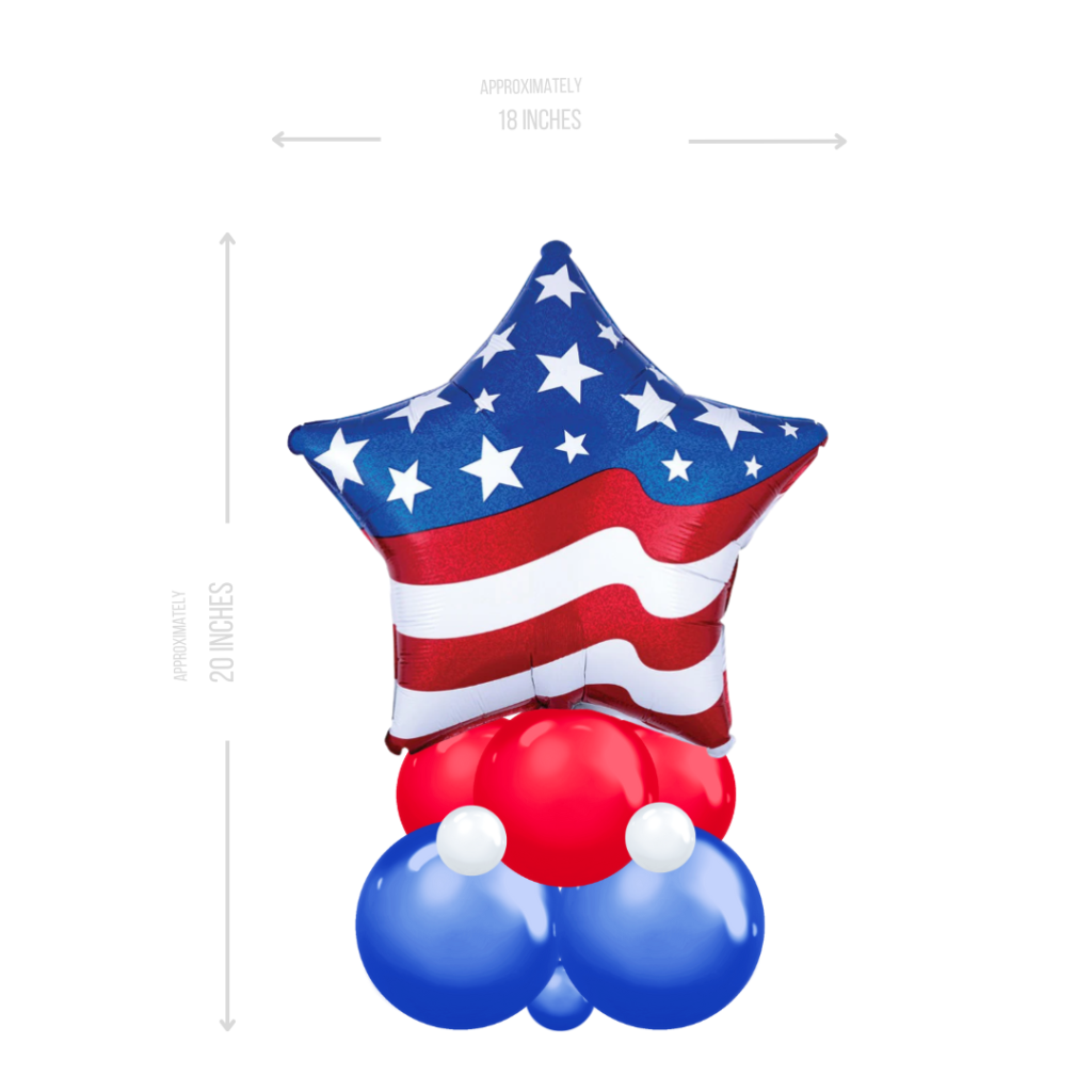 All American Bubble Strands (Pair) - BalloonZilla