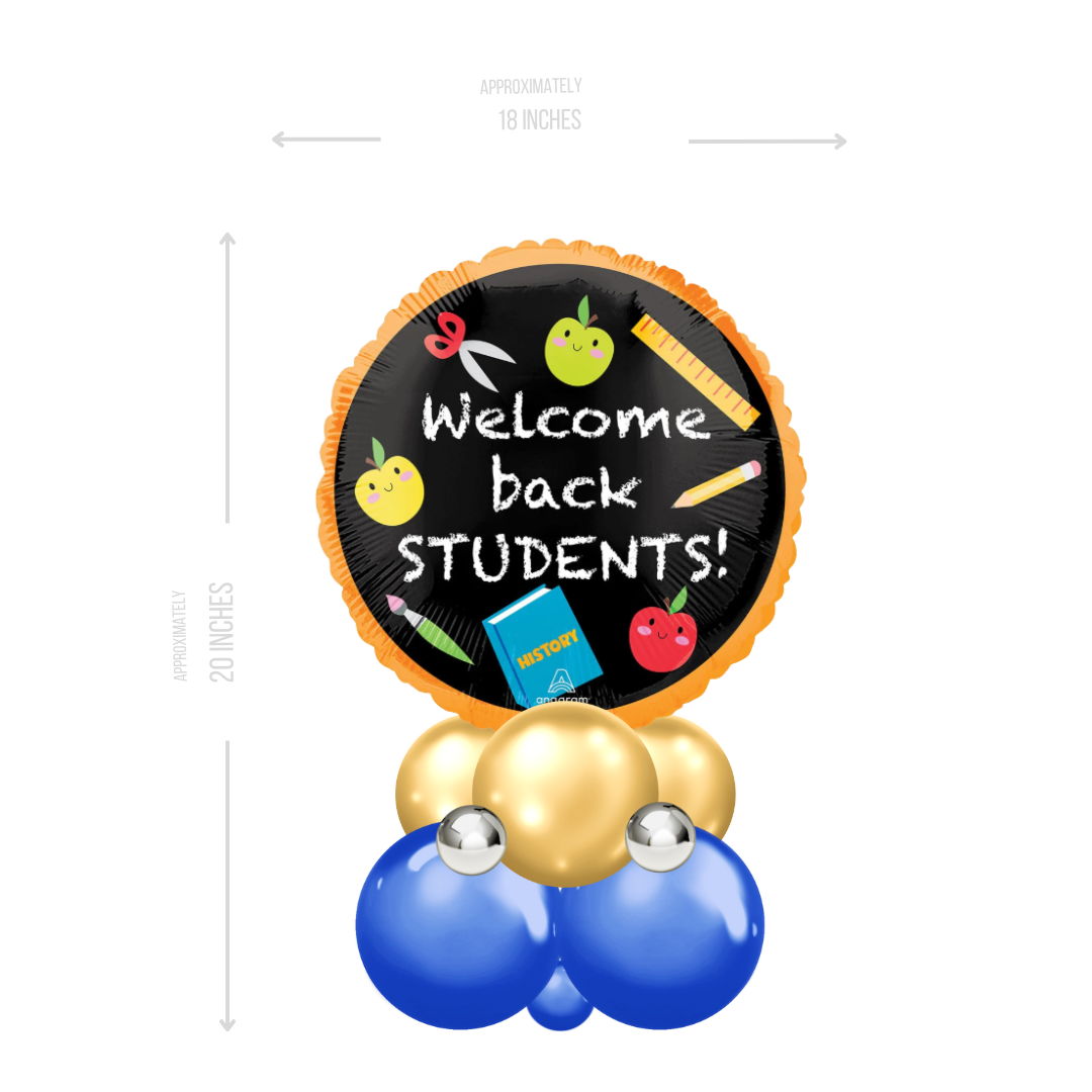 Back to School Balloon Centerpiece - BalloonZilla