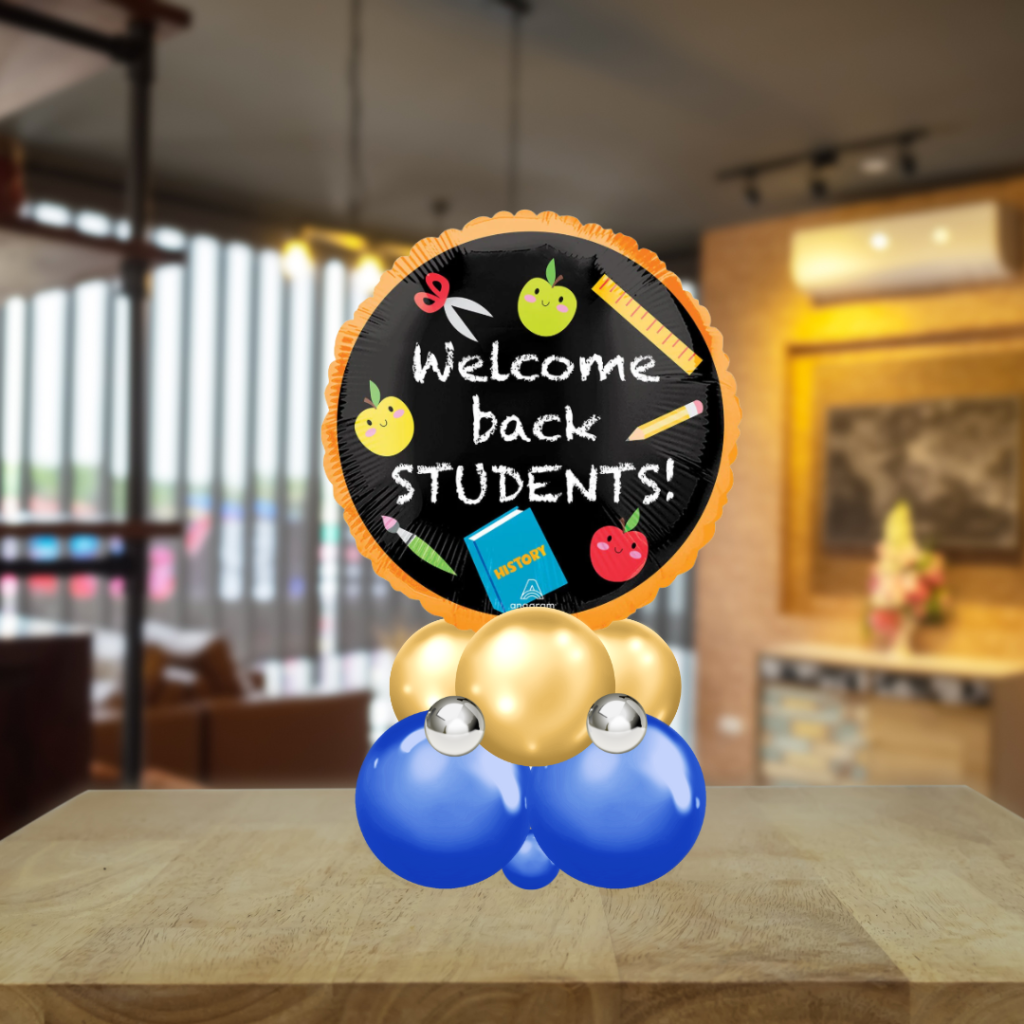 Back to School Balloon Centerpiece - BalloonZilla