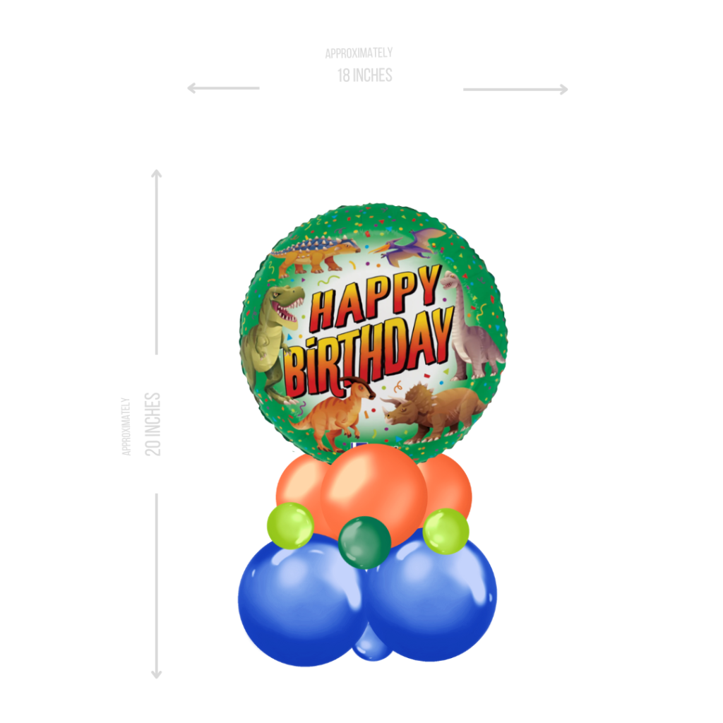 Dinosaurs Balloon Centerpiece - BalloonZilla